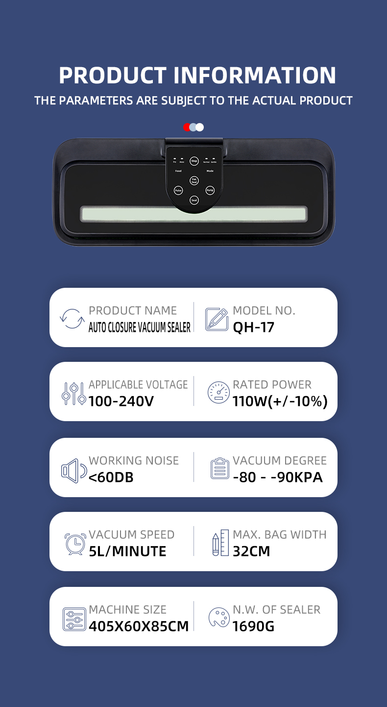 QH-17 Fully Automatic Vacuum Sealer - Qunhai Electronic Technology ...
